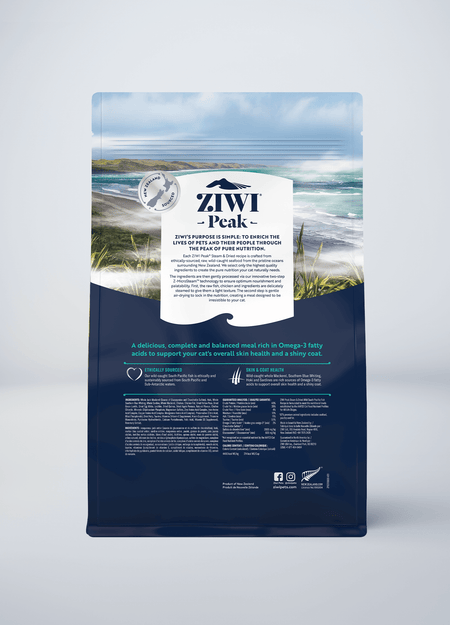 Steam & Dried Wild South Pacific Fish Recipe for cats | ZIWI UK